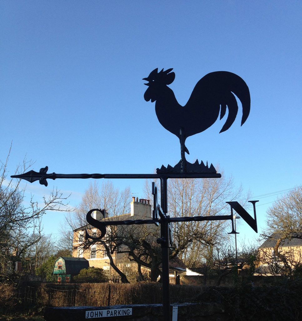 Classic Cockerel Weathervane - Chris Clarke Weathervanes Online UK