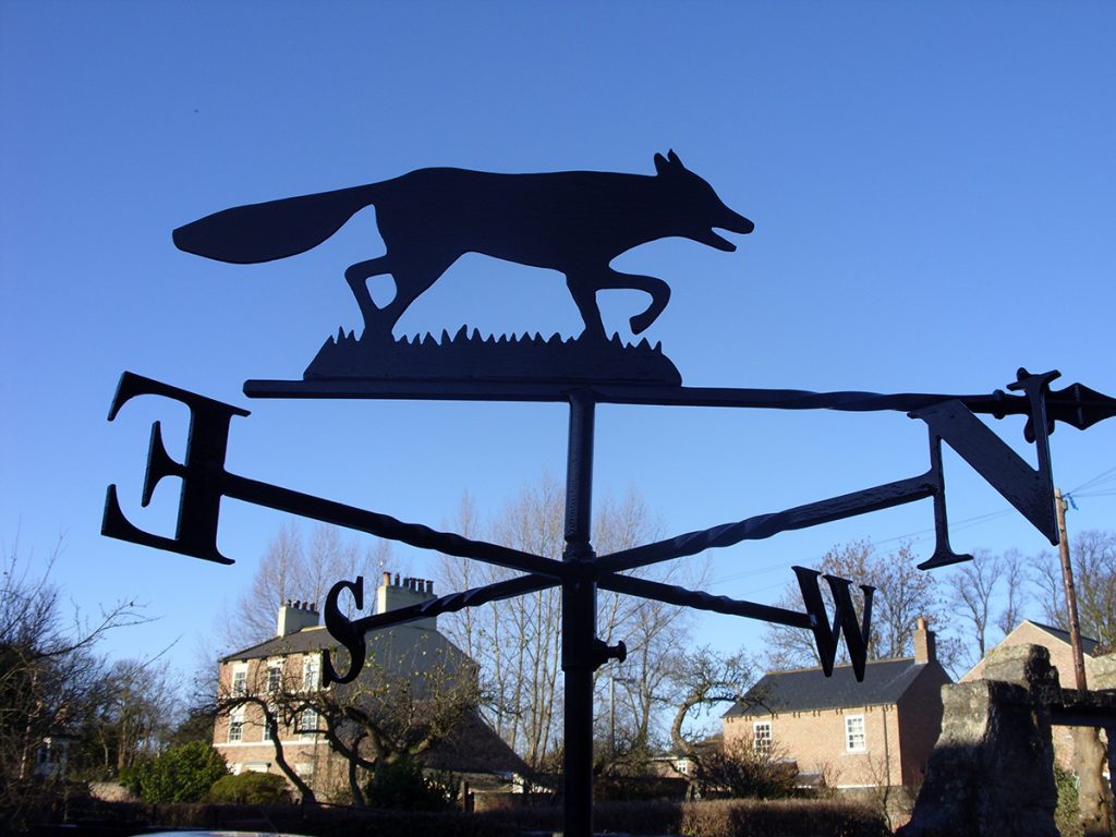 Walking Fox Weathervane - Chris Clarke Weathervanes Online UK
