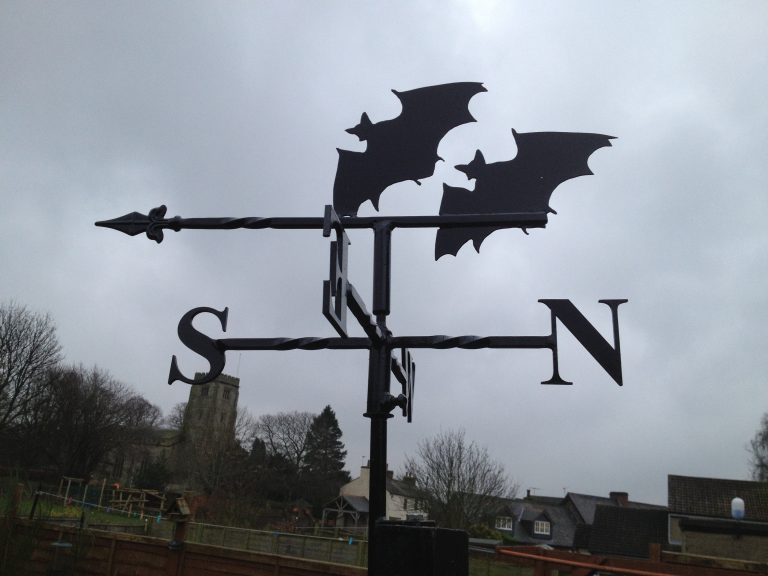 Bats Flying Weathervane - Chris Clarke Weathervanes Online UK